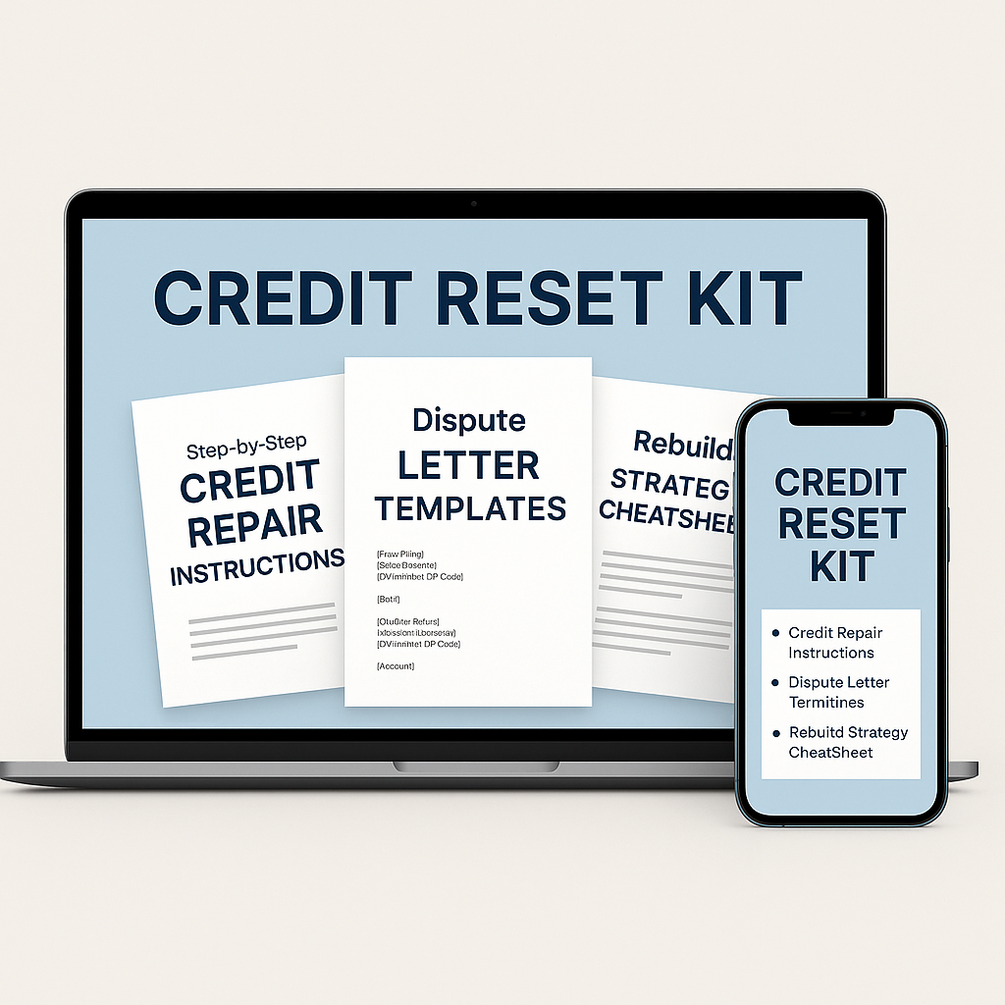 Credit Reset Kit: DIY Dispute System to Boost Your Score Fast