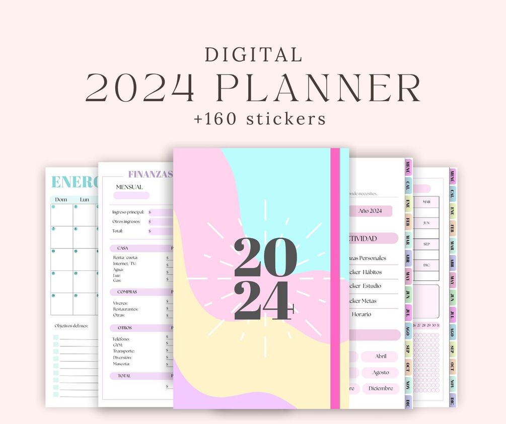 2024 PLANNER DIGITAL BASIC / SALOMÉ- ESPAÑOL