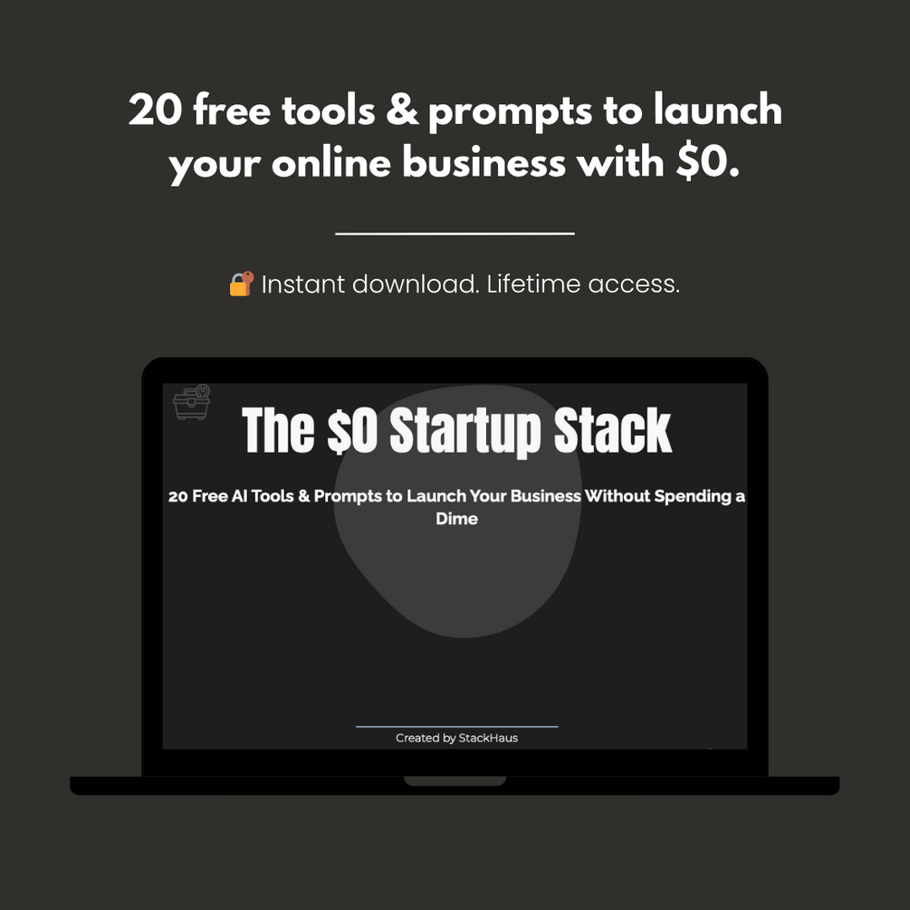 The $0 Startup Stack: 20 Free AI Tools to Launch Smarter