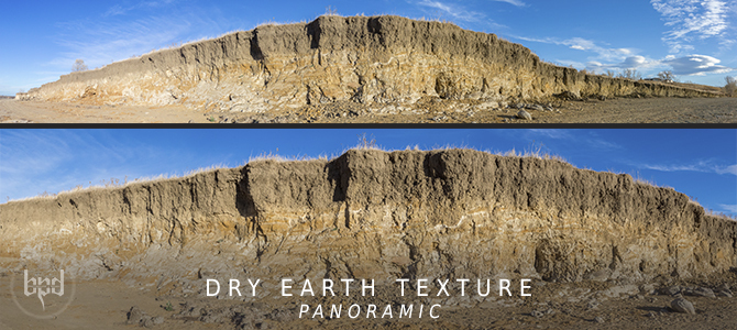 3 Dry Earth Texture - Hi Resolution Soil Texture Panoramic Images ...