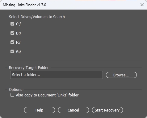 Missing Links Finder