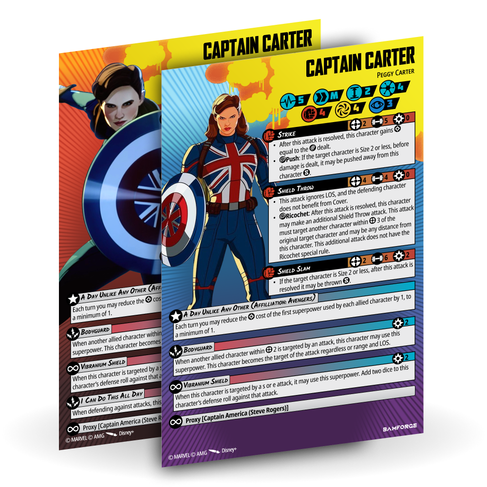 Captain Carter Character Card