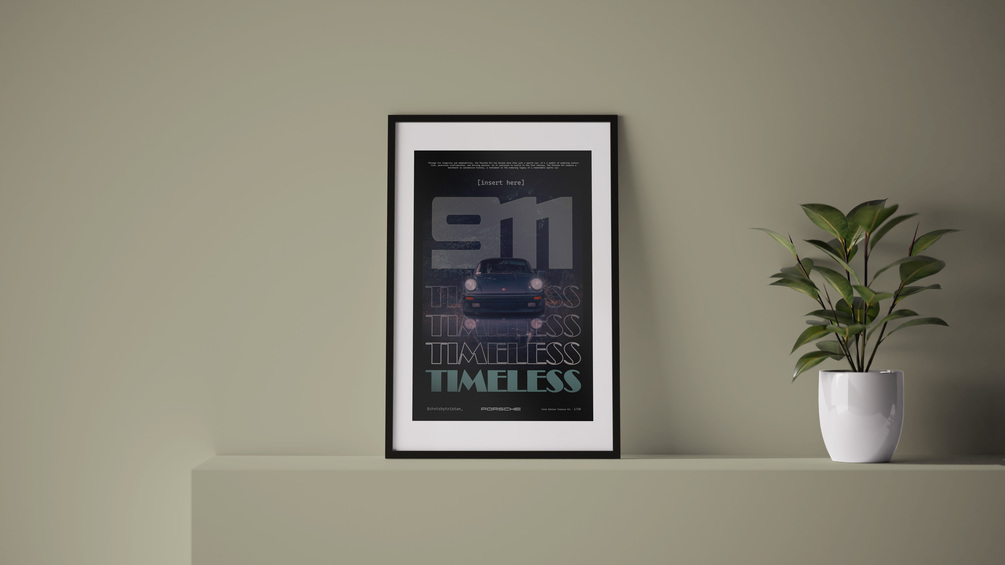 Porsche 911 "Timeless" Print