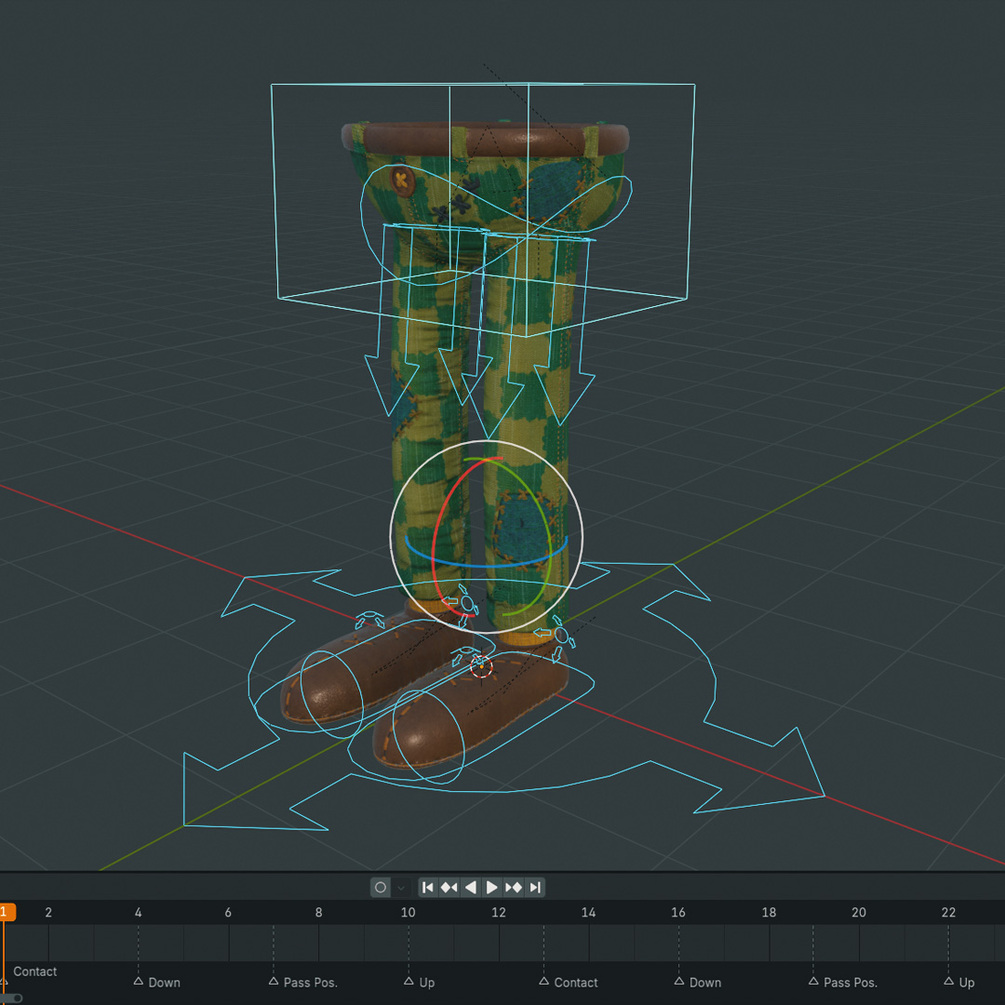 Pants Walking Rig - Free Starter File