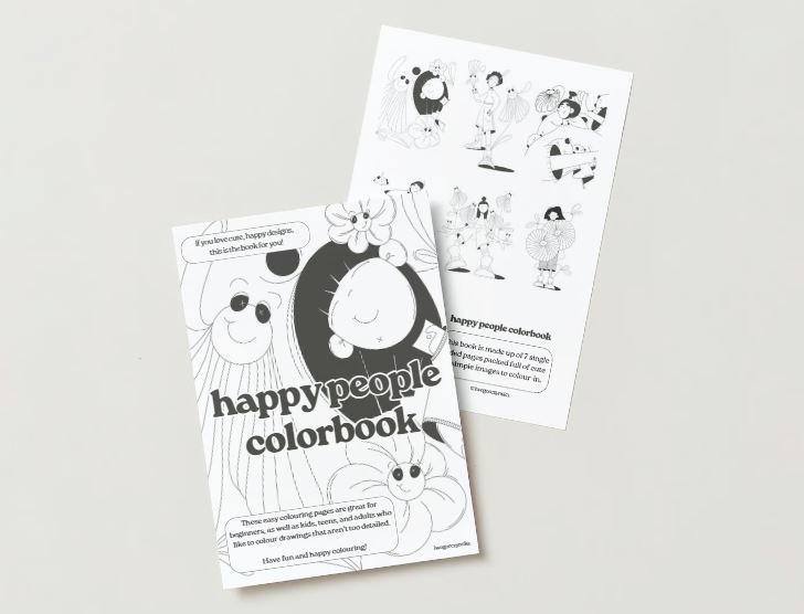 happy people colorbook