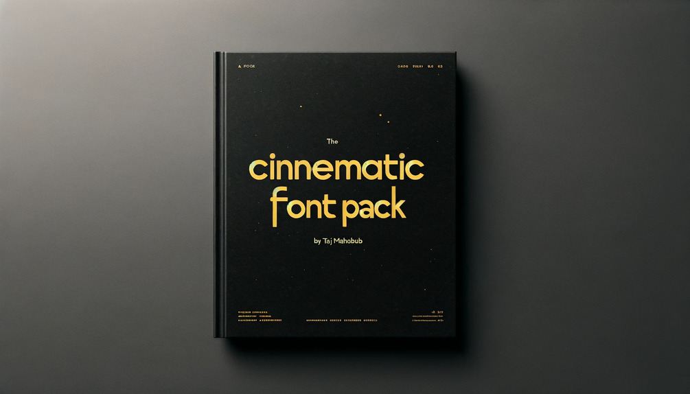 5 Cinematic Fonts