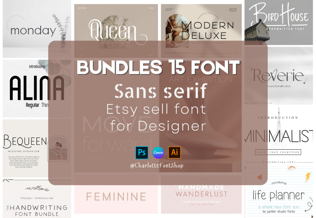 Fonts bundle 06 Sans Serif