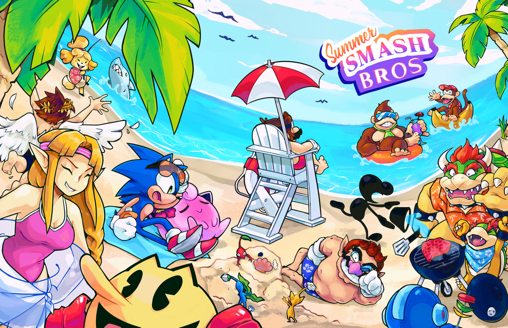 Summer Smash Bros Zine