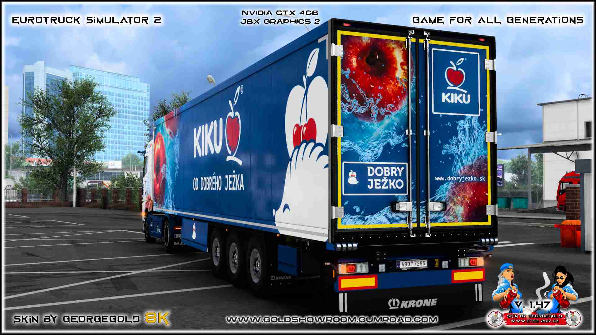 ETS 2 Skin Combo Man 2020 SCS Dobrý ježko