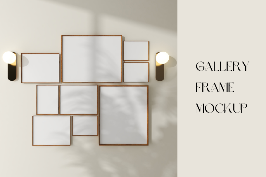 Wall Frame Mockup PSD: M0085