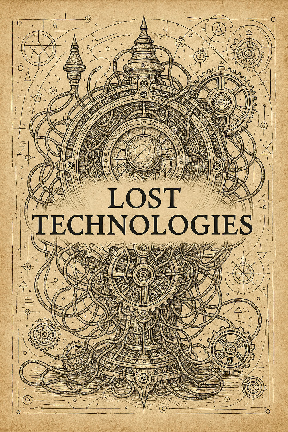 Lost Technologies: Sci-Fi/Fantasy Coloring Book