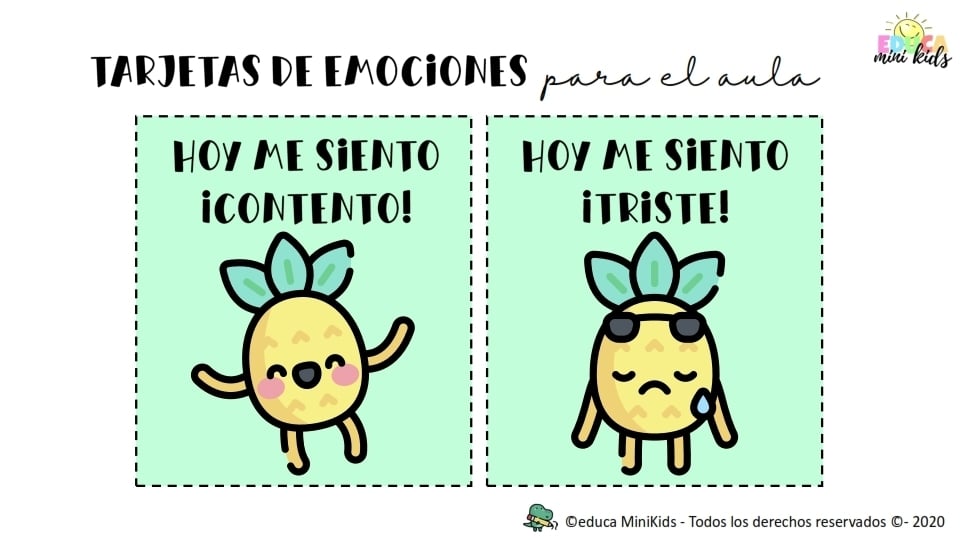 Tarjetas de emociones