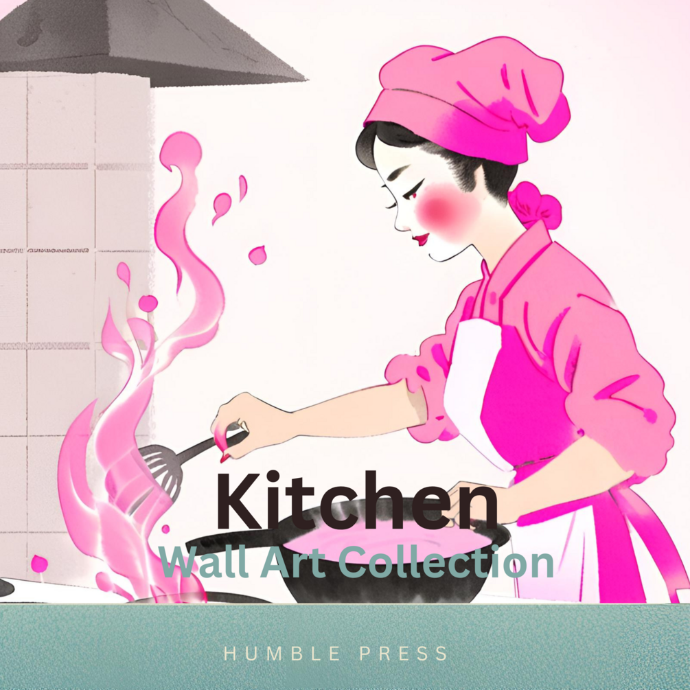 Kitchen Printable 5.76" x 7.68" Wall Art