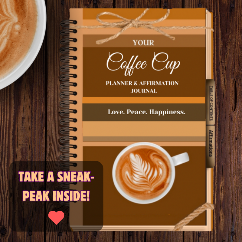 Resellers License (Your Coffee Cup Journal & Planner Version 2 w/ Sweet ...