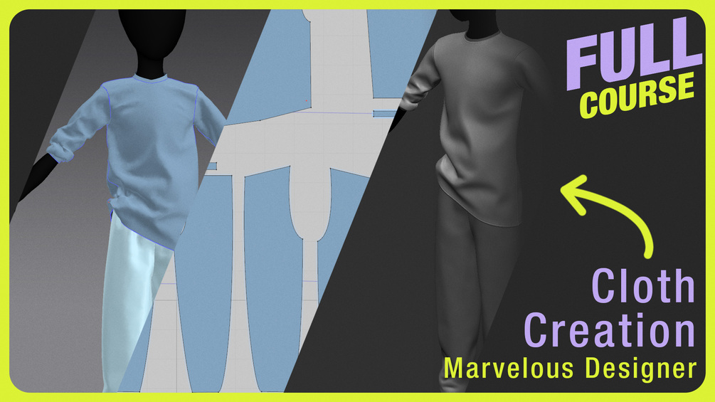 Cloth Creation in Marvelous Designer