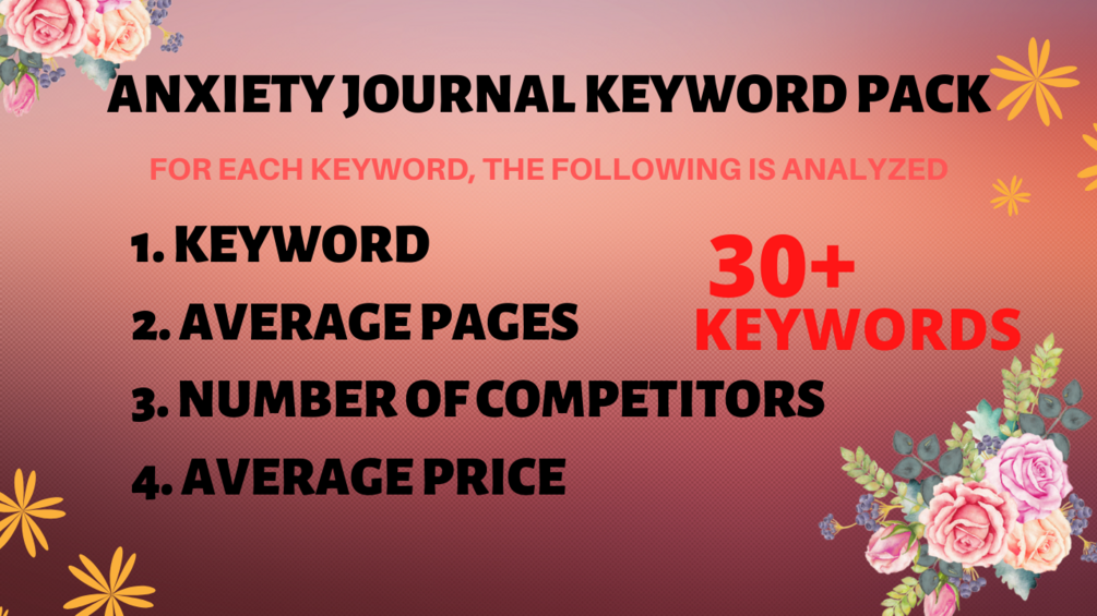 Anxiety Journal Keywords