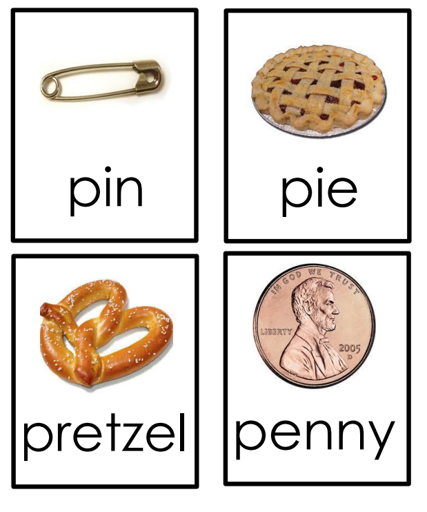 Letter P Beginning Sound Flashcards