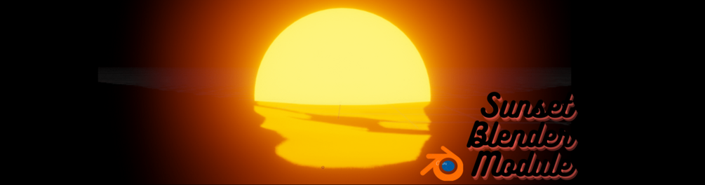 3D 💥 Blender Sunset Module