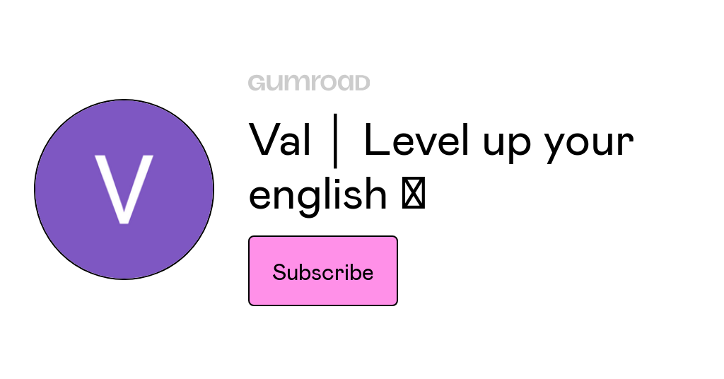 Val │ Level up your english 🚀