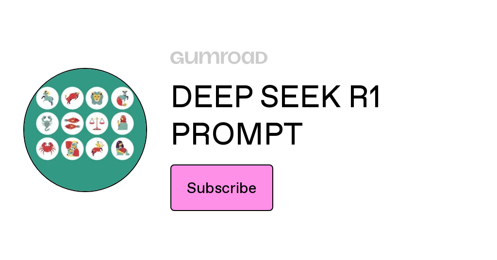 DEEP SEEK R1 PROMPT