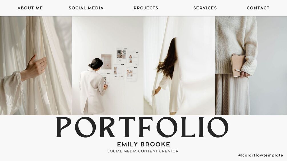 Soft Minimalist Portfolio Template