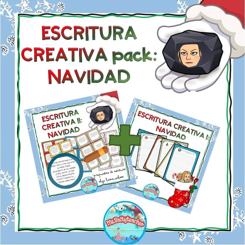 ESCRITURA CREATIVA pack: NAVIDAD
