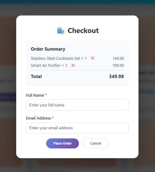 HomeMart – Simple Online Store Template for Developers