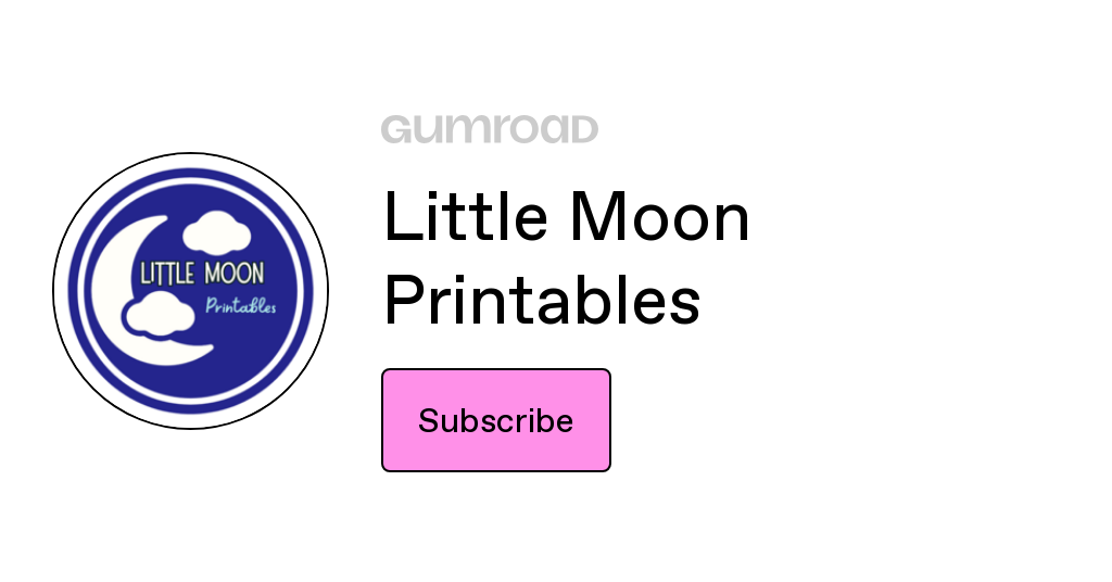 Little Moon Printables