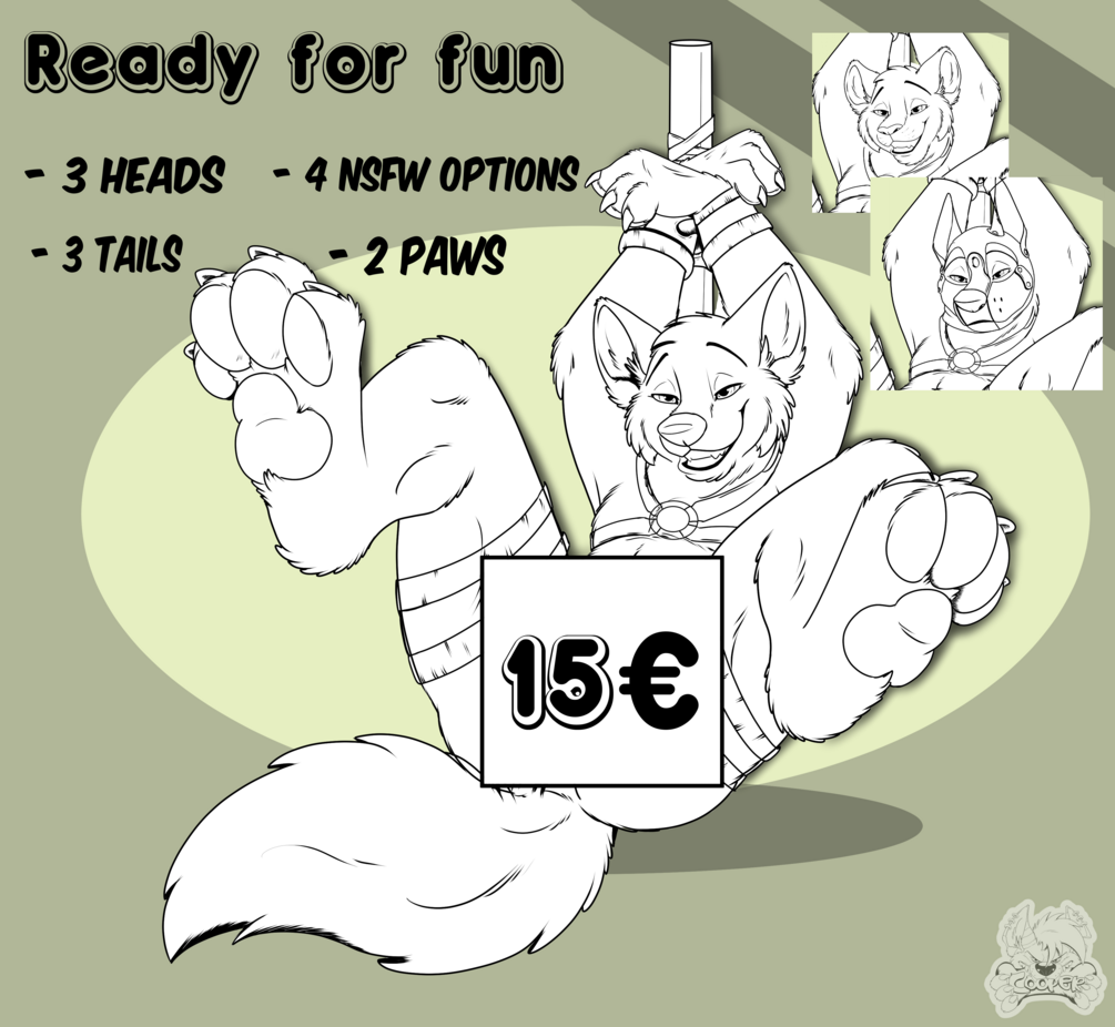 Adult YCH Base - Ready for Fun