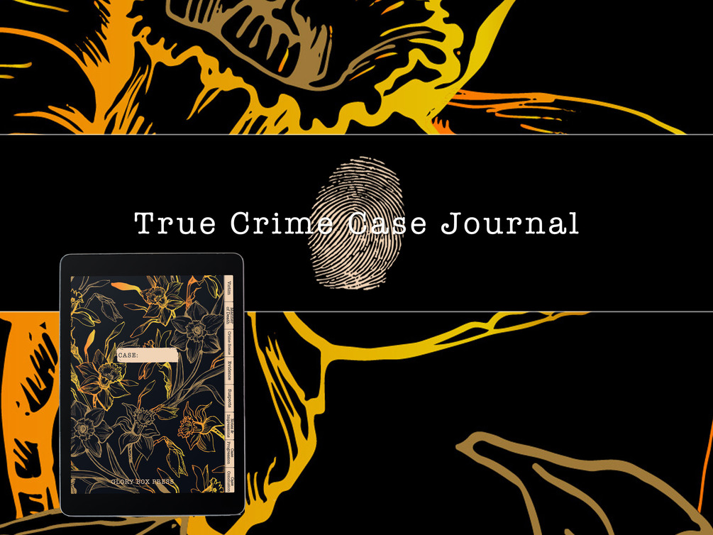 Digital True Crime Case Journal: Daffodil (for iPad, Goodnotes, etc)