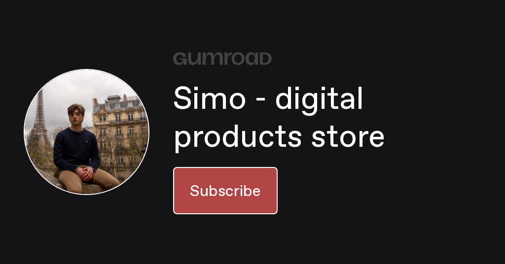 Simo - digital products store