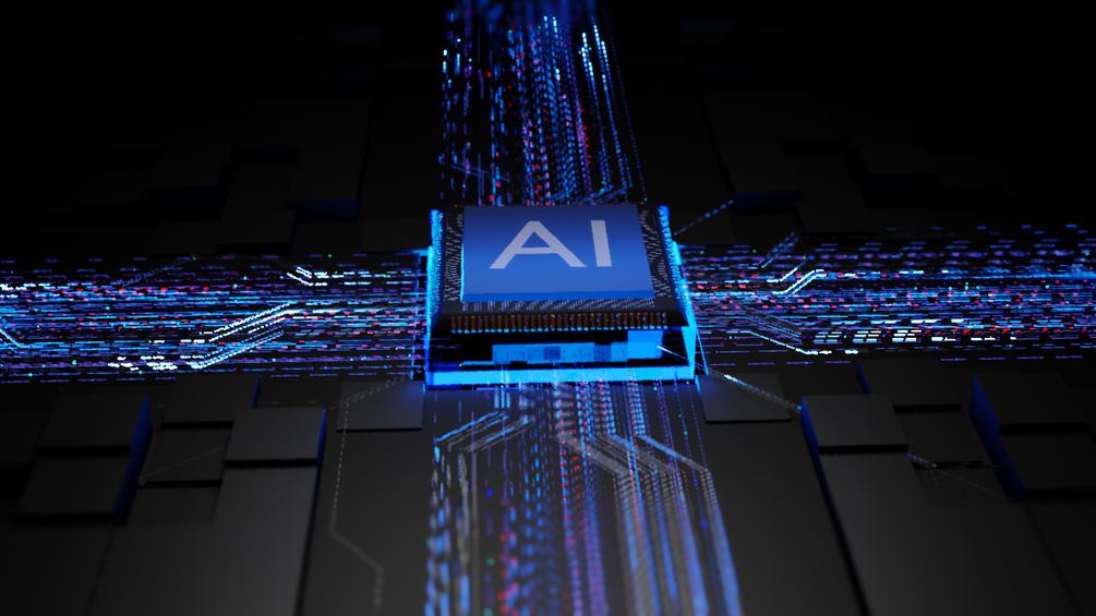 AI CPU Activation Animation in Blender