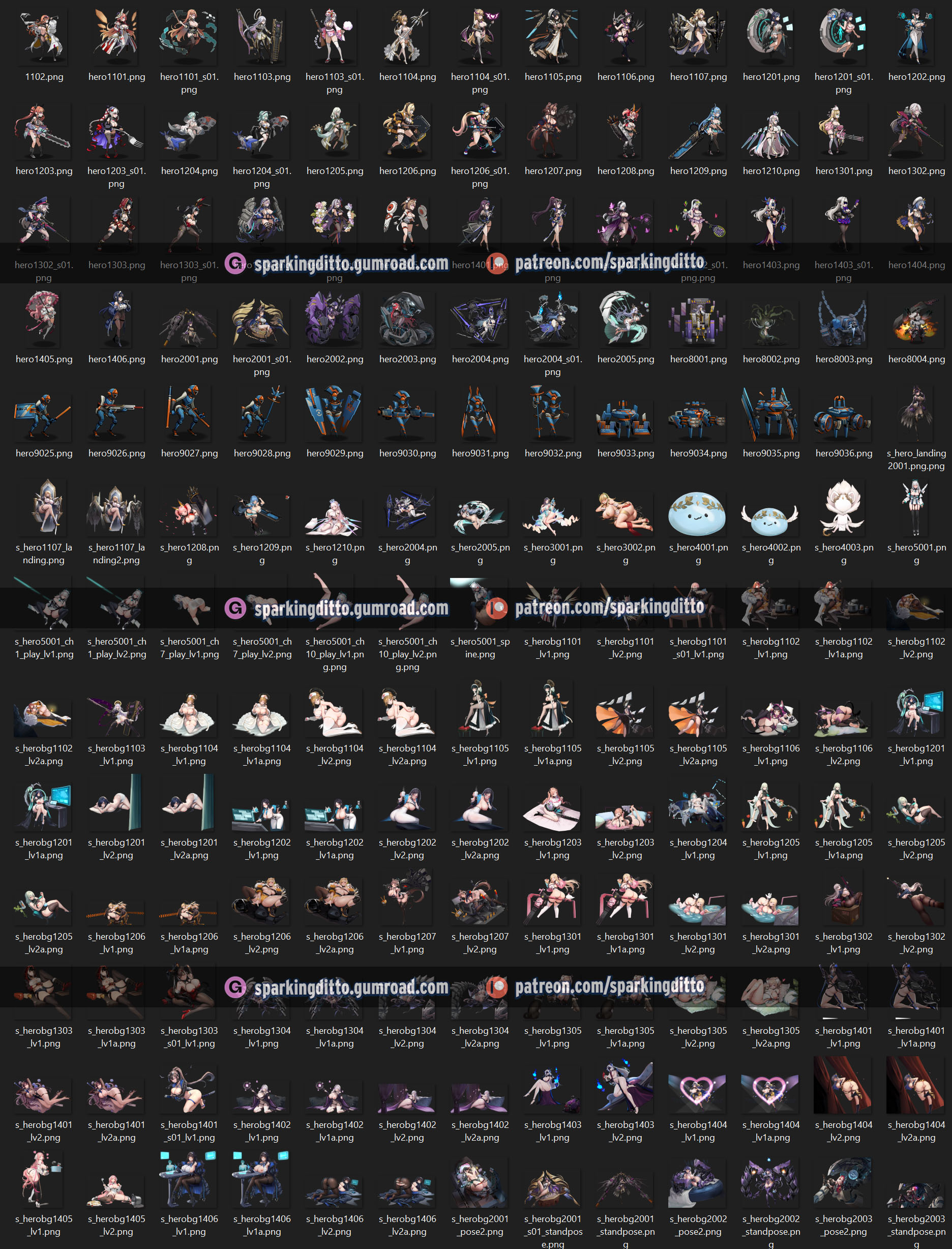 [Spine Pro] Mecha Ultimate Armors