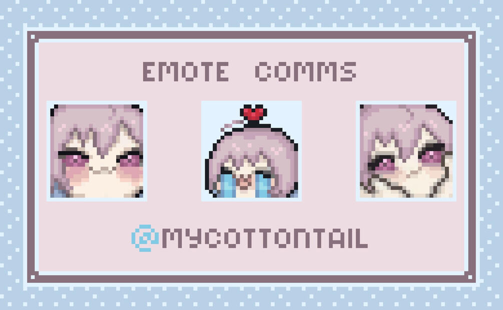 Pixel art emotes for Twitch or Discord