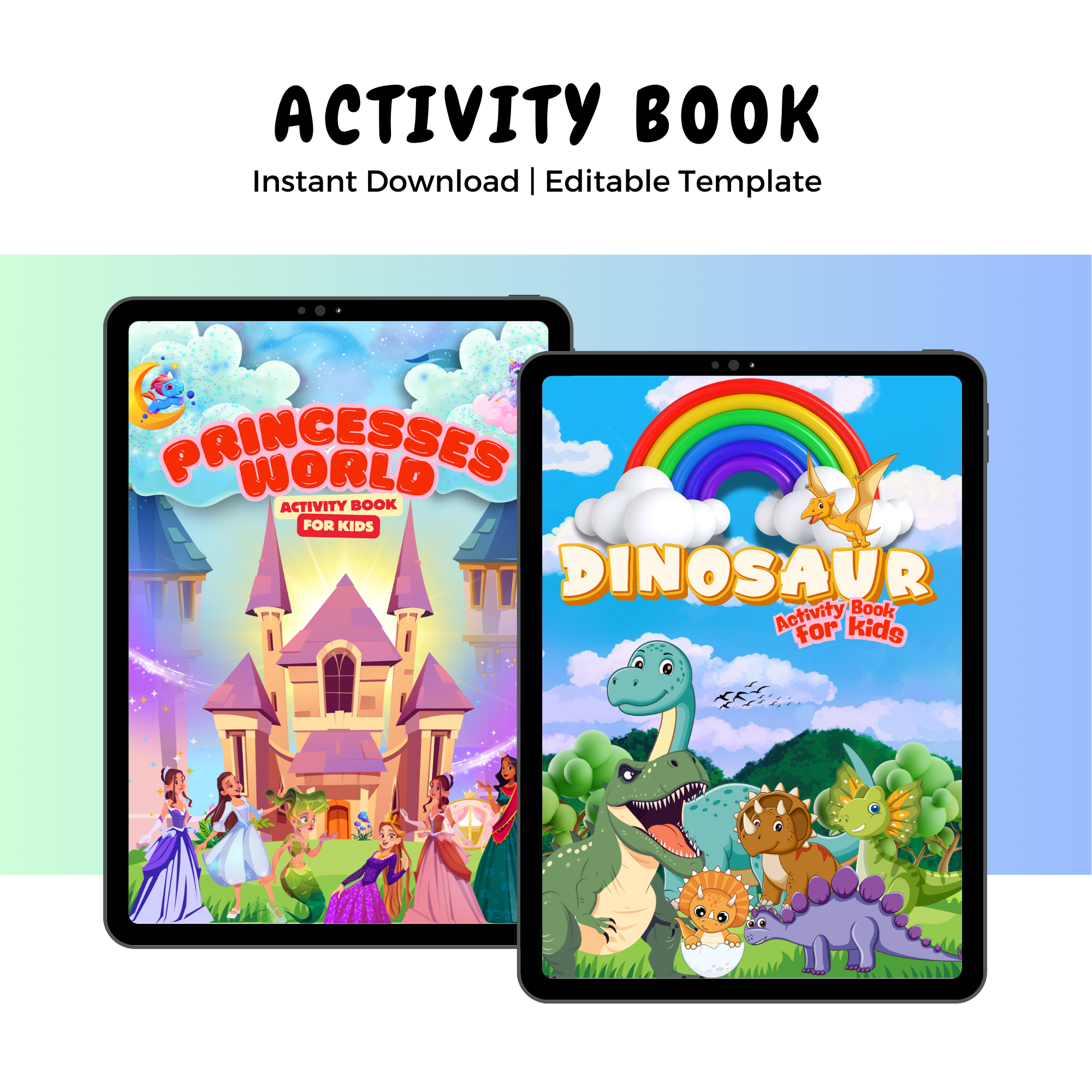 Colorful Activity Book for Boys and Girls