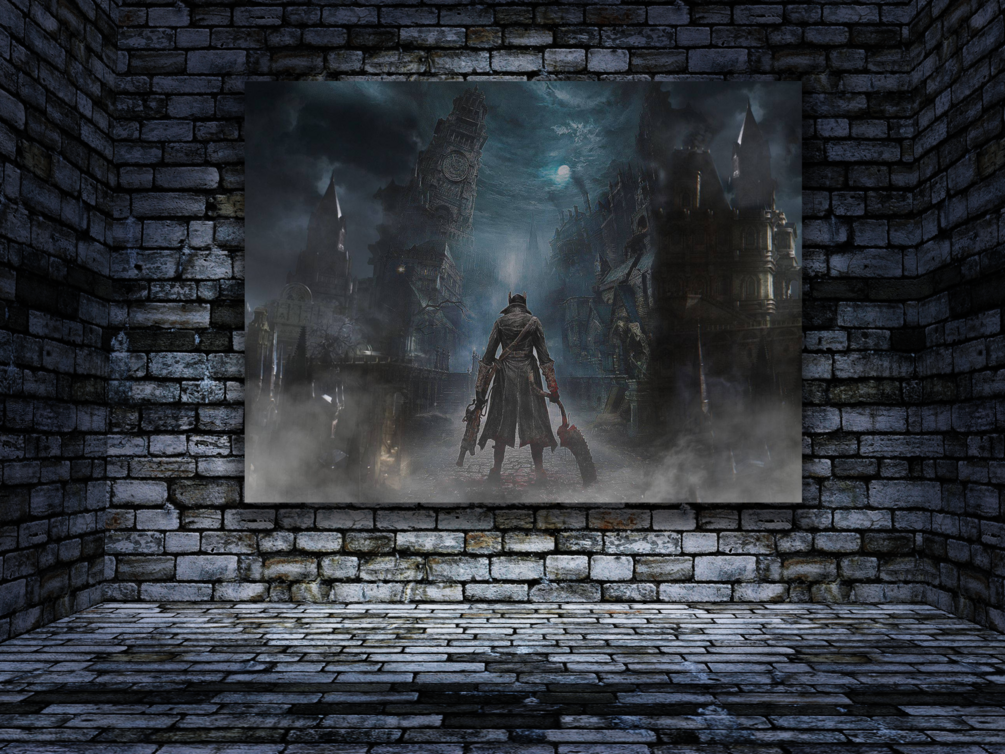 Bloodborne Posters, Digital Prints, Gamer Digital Prints, Graffiti Wall ...