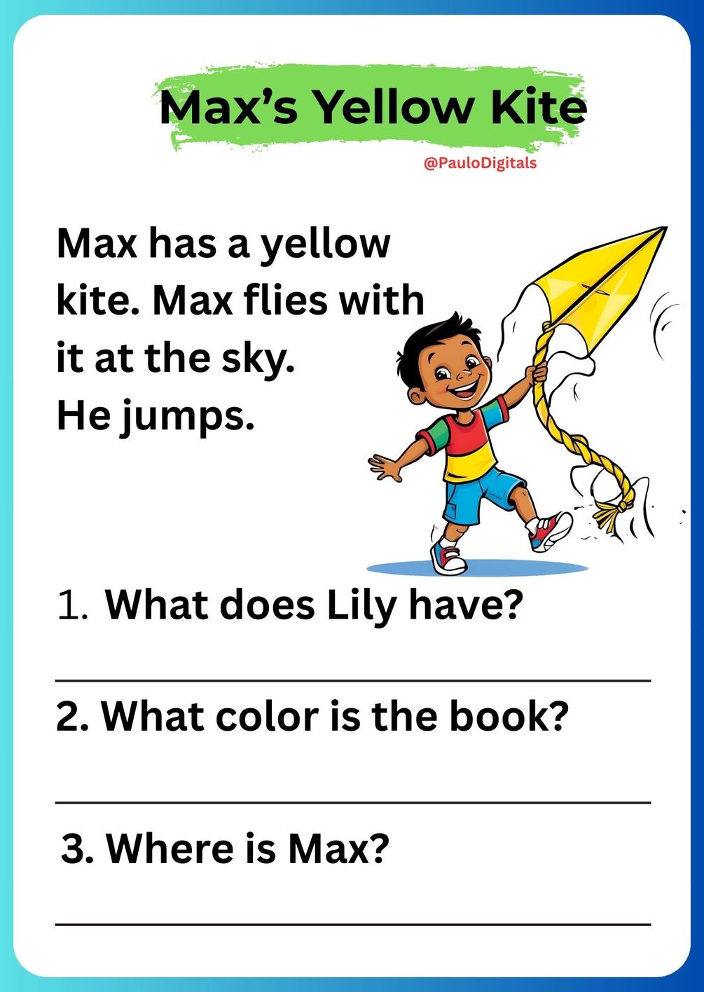 Reading Comprehension: Passages & Questions