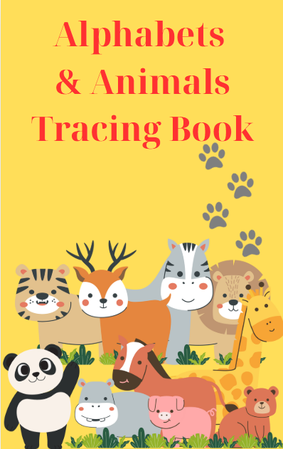 Alphabets & Animals Tracing book