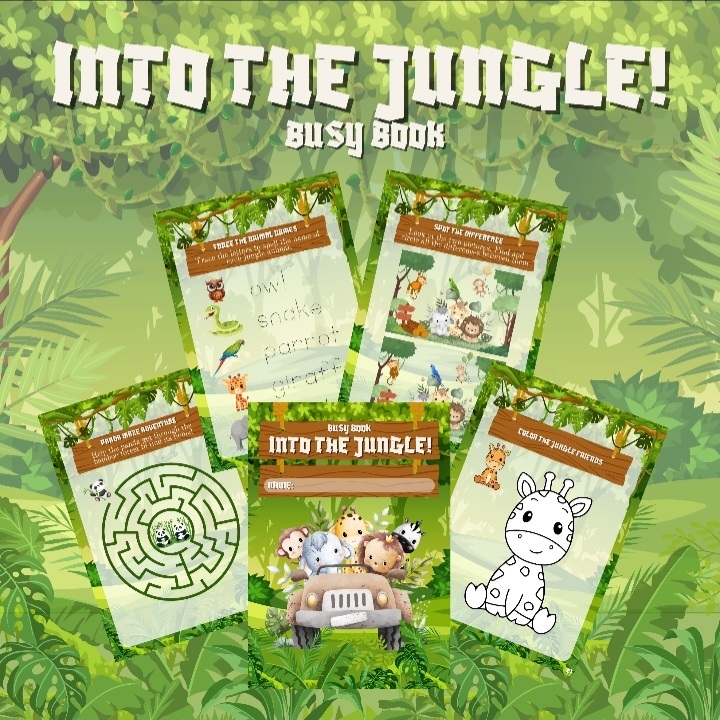 Into the Jungle | Busy Book
