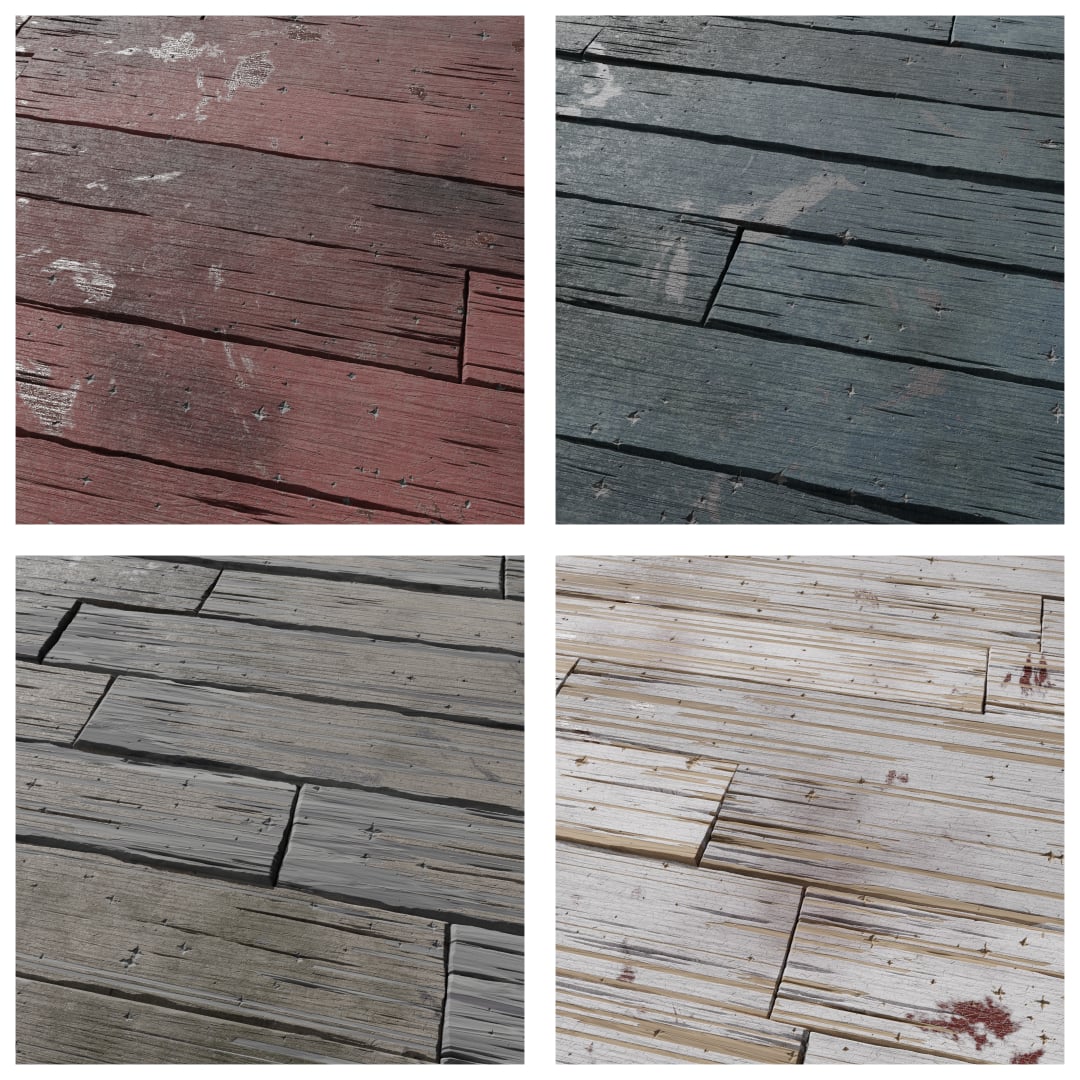 Procedural Old Wood Planks Material for Blender 3D