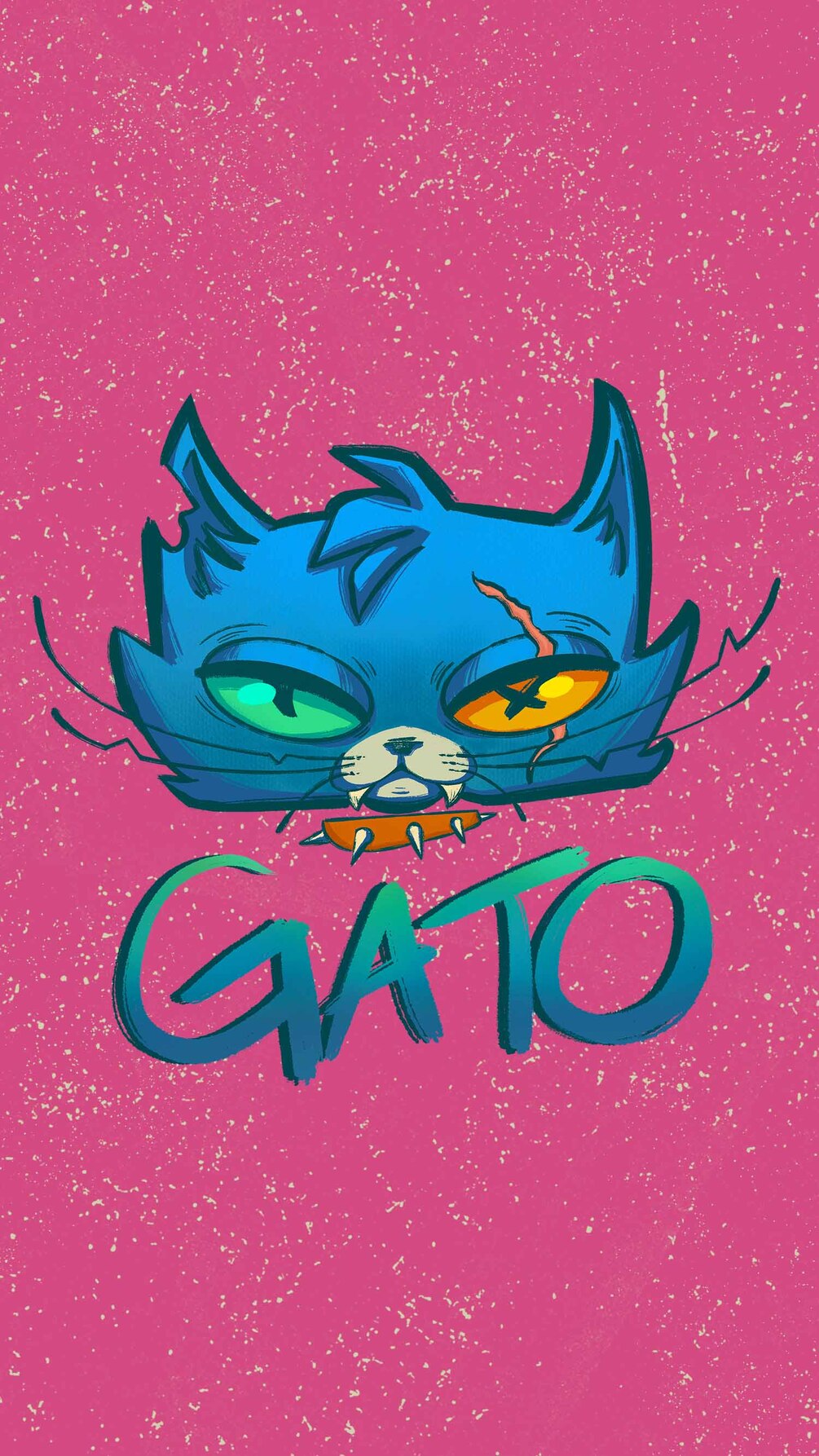 Gato Feo Phone Wallpaper