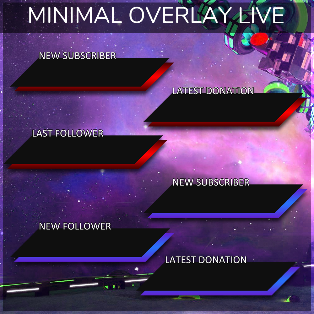 Minimal Overlay Live
