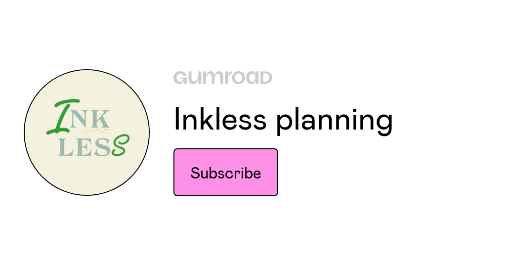 Inkless planning