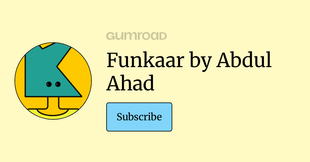 Funkaar by Abdul Ahad