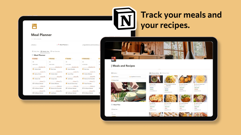 Notion Meal Planner and Pantry Inventory