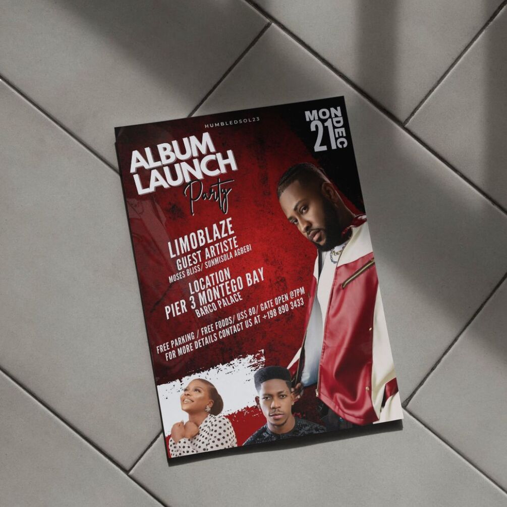 Album Launch Event | Flyer Template | Artiste Flyer | Event Flyer| God ...