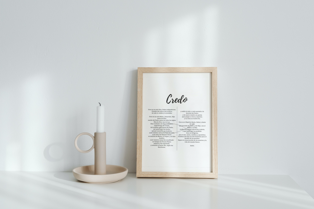 Credo | Oracion | Printable Digital Download | Printable Wall Art ...