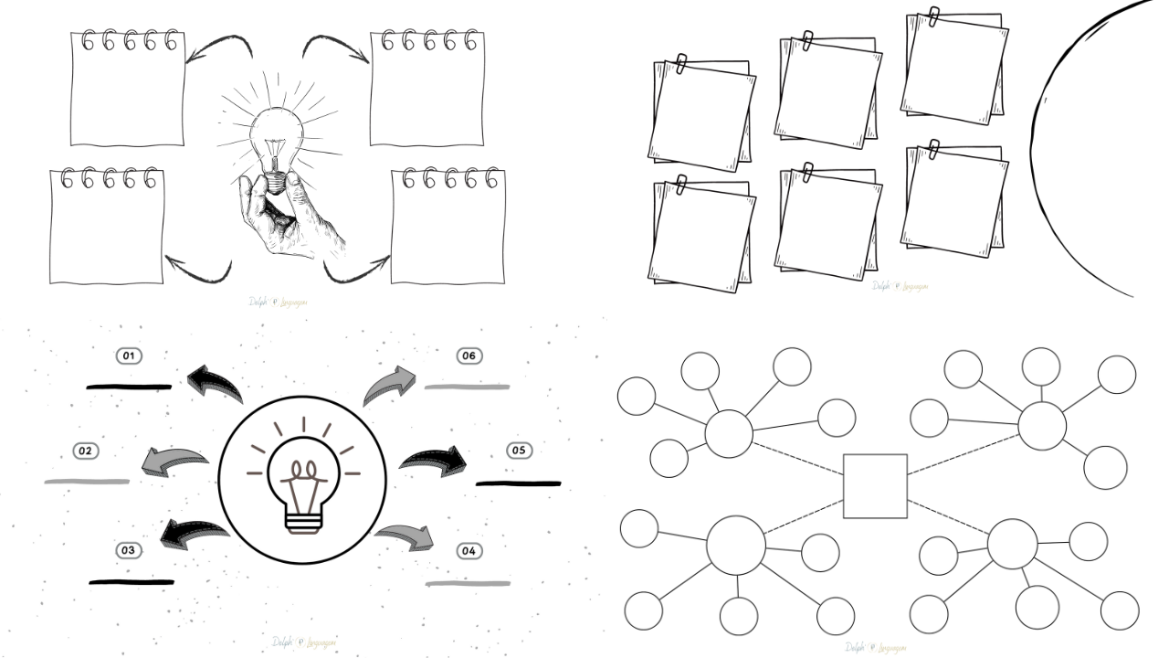 Mind Map Black & White