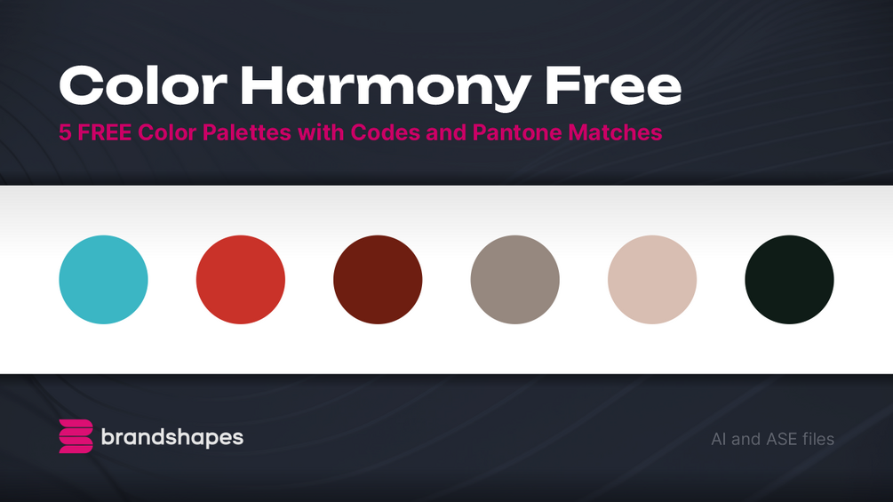 Color Harmony: 5 FREE Color Swatches with Codes and Pantone Matches