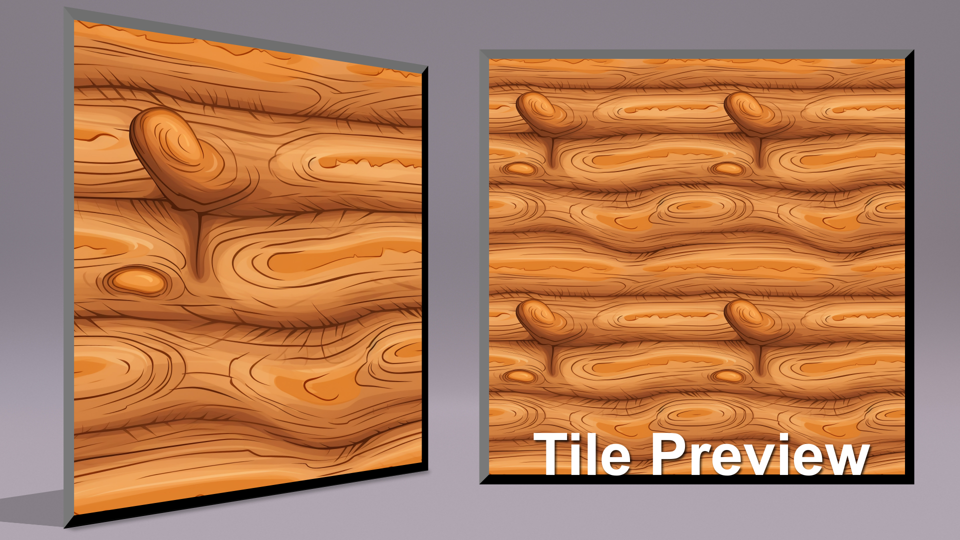 Cartoon Wood Textures Pack 23 - 10x PNG
